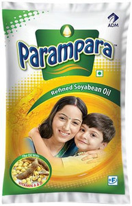 Parampara 1 LITRE POUCH Soyabean Oil Pouch Price in India - Buy ...