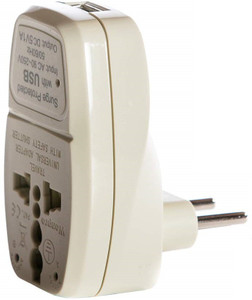 OREI India to Europe, Turkey, Spain (Type C) Travel Adapter Plug - 3 in ...