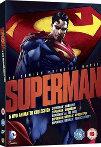 5 Animated Superman Movies Collection: Unbound + Doomsday + Superman vs ...