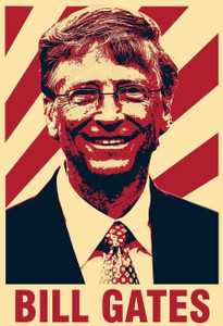 Bill gates motivational Poster for Room & Office Paper Print - Quotes ...