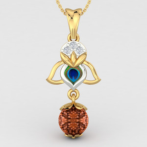 ShipJewel Asmi Mayur Pendant-18KT Gold 18kt Diamond, NA Yellow Gold ...