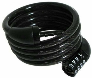 AVELON Safety Bicycle Key Lock 120cm Length Bike Helmet Lock for Cycle ...