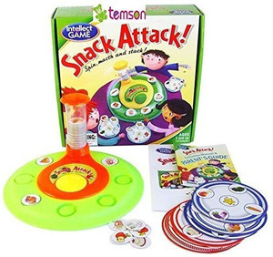 Jankar Snack Attack Spin-Match Game, Intelligent Stacking Family Game ...