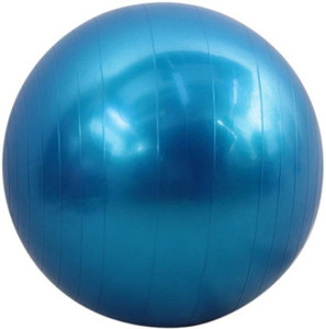 MEZIRE Anti Burst 75 cm Gym Ball with Foot Pump For Yoga (Blue) (With ...