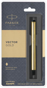PARKER Vector Gold Fountain Pen Gold Trim Fountain Pen - Buy PARKER ...