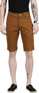 Rigs & Rags Solid Men Khaki Cargo Shorts - Buy Rigs & Rags Solid Men ...