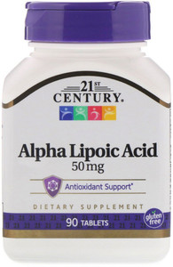 21st Century Alpha Lipoic Acid, 50 mg, 90 Tablets Price in India - Buy ...