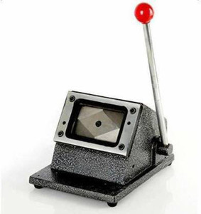 JD9 Heavy Duty PVC ID Card Die Cutter Full Metal Body Round Corner ...