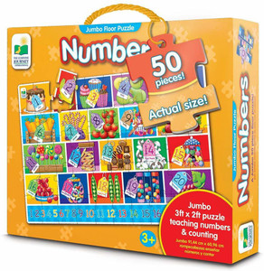 The Learning Journey Jumbo Numbers Floor Puzzle - Jumbo Numbers Floor ...