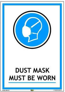 Mr. SAFE DUSK MASK MUST BE WORN Sign In Sun Board / Foam Sheet 3 mm A3 ...