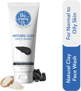 The Moms Co. Natural Clay Facewash |Natural Detox with Moroccan Clay ...
