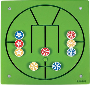 Beleduc Wall Element- 3 in a Row For Kids Learning Educational Board ...