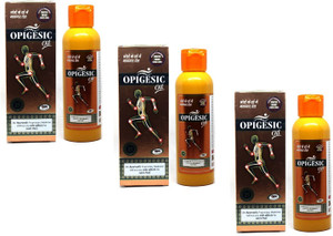 OPIGESIC Body Pain Relief Ayurvedic Oil ( 3 Pc x 100 ml ) Liquid - Buy ...