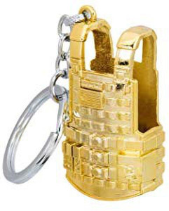 lak store Pubg Level 3 vest Keychain Gold Key Chain Price in India ...