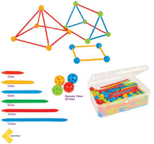 Square Drop Vertex Wonder Set of 330 pcs. - Mathematics - Geometry ...