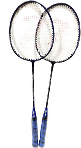 Sunfly Racket Set of 2 Along With Cover Black Multicolor Strung ...