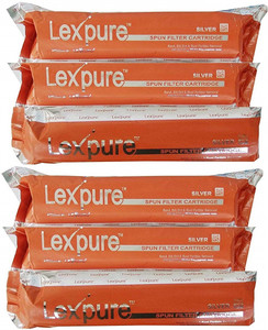 Lexpure Silver spun filter cartridge pack of 6 120 gm Solid Filter ...