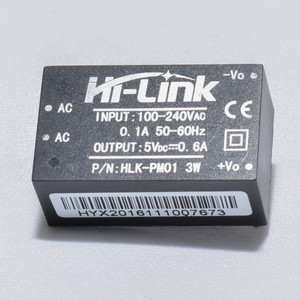 MAKER AND HACKER Hi-Link HLK-PM01 AC-DC 220V-5V 3W Step-Down Power ...