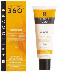 Heliocare Sunscreen - SPF 50 PA+ 360 Mineral Fluid SPF50+ 50ml - Price ...