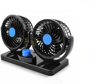 Woschmann 12V DC Electric Car Fan for Dashboad 360 Degree Rotatable ...
