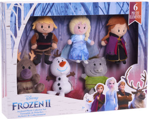 Disney Frozen Stylized Plush Collector Set - Stylized Plush Collector ...