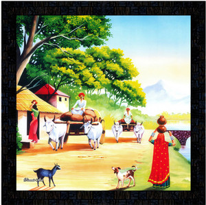 Poster N Frames Poster N Frames framed poster of Rajasthani culture ...
