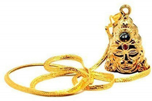 shahinpearlmart Shree Hanuman Chalisa Locket with gold plated chain ...