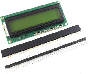 SME 16x2 Yellow LCD Display with Male and Female Header pin Electronic ...