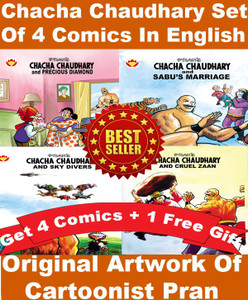 Chacha Chaudhary Comics In English Set Of 4: Buy Chacha Chaudhary ...