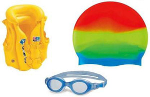 Baby & Sons MultiColor KIDS Swimming Combo Free Size (2 Years to 5 ...