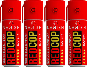 NEWISH Powerful Red Chilli Pepper Spray Self Defence for Women Pack Of ...