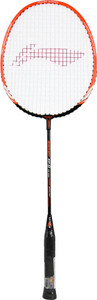 LI-NING New Smash XP-8 Strung Badminton Racquet (Black/Orange) Black ...