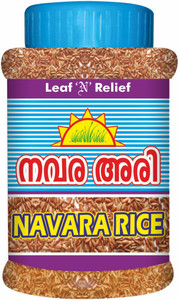 Leaf N Relief Navara RIce - Red Rice - 400 gm x 2 Nos Red Navara Rice ...