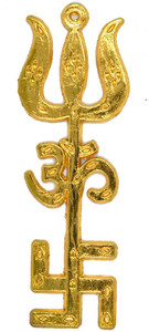 faynci Vastu / Feng Shui / Trishakti (Swastik Om Trishul Symbol) Tri ...