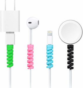 WHIZ SPIRAL CHARGER CABLE PROTECTOR (SET 1) 4 PIECES for iPhone ...