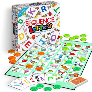 AARAV Sequence Letters Board Game, Learning Educational Fun Word ...