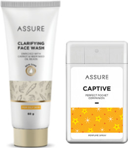 ASSURE 1 Face Wash + 1 Captive Pocket Perfume Spray Price in India ...