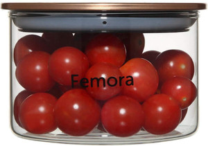 Femora Glass Cookie Jar - 550 ml Price in India - Buy Femora Glass ...