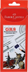 Flipkart.com | FABER-CASTELL GR-8 Mathematical Drawing Instrument Box ...