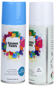 Cosmos Paints White Spray Paint 200 ml Price in India - Buy Cosmos ...