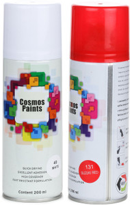 Cosmos Paints Red Spray Paint 200 ml Price in India - Buy Cosmos Paints ...