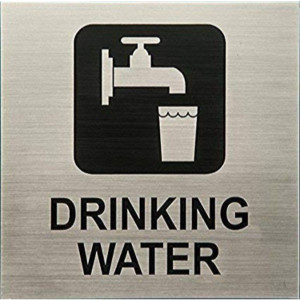 ArtLab Sign I Drinking Water I Water Cooler I Stainless Steel I ...