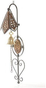 Kundi Wrough Iron Beautiful Antique Decorative Door Bell Wooden ...