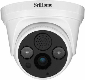 Srihome Srihome SH030 Dome Wireless WiFi 3MP Ultra HD 1296p IP Security ...