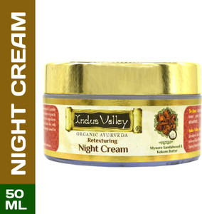 Indus Valley Retexturing Night Cream - With Sandalwood and Kokum Butter ...