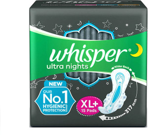 Whisper Ultra Night XL+15 Sanitary Pad Sanitary Pad | Buy Women Hygiene ...