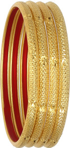 Barrfy Collections Plastic Gold-plated Bangle Set Price in India - Buy ...