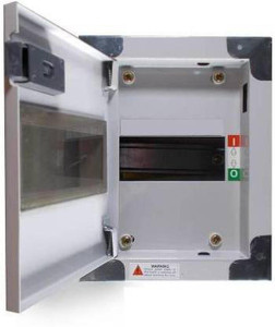 HS ELECTRICAL Double Door 4 Way with glass Distribution Board Price in ...