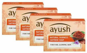 Lever Ayush saffron soap 100 gm (pack of 4) - Price in India, Buy Lever ...