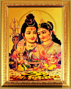 SUNINOW SHIV PARIVAR God Photo for Pooja | Hindu Bhagwan Devi Devta ...